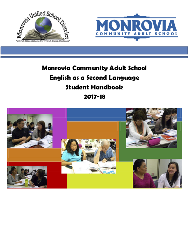 Handbook | Monrovia Community Adult School